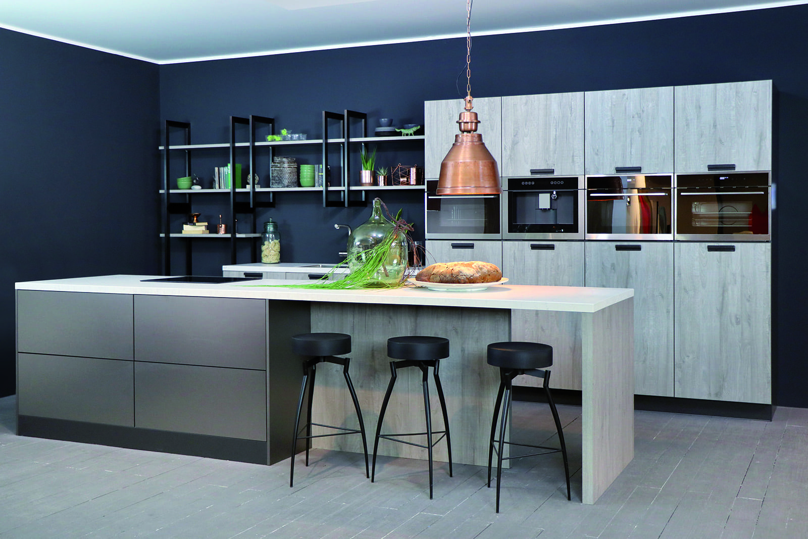 Metallic and Metallic Look Kitchens - Such Designs